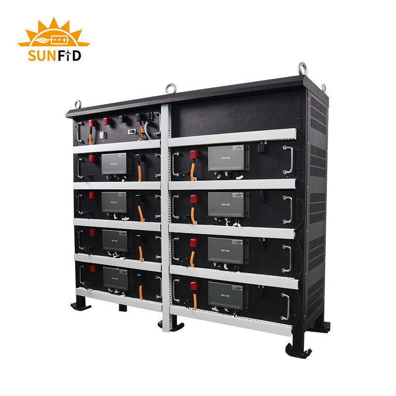 Commercial Solar Battery Storage Systems High Voltage 384V 100Ah